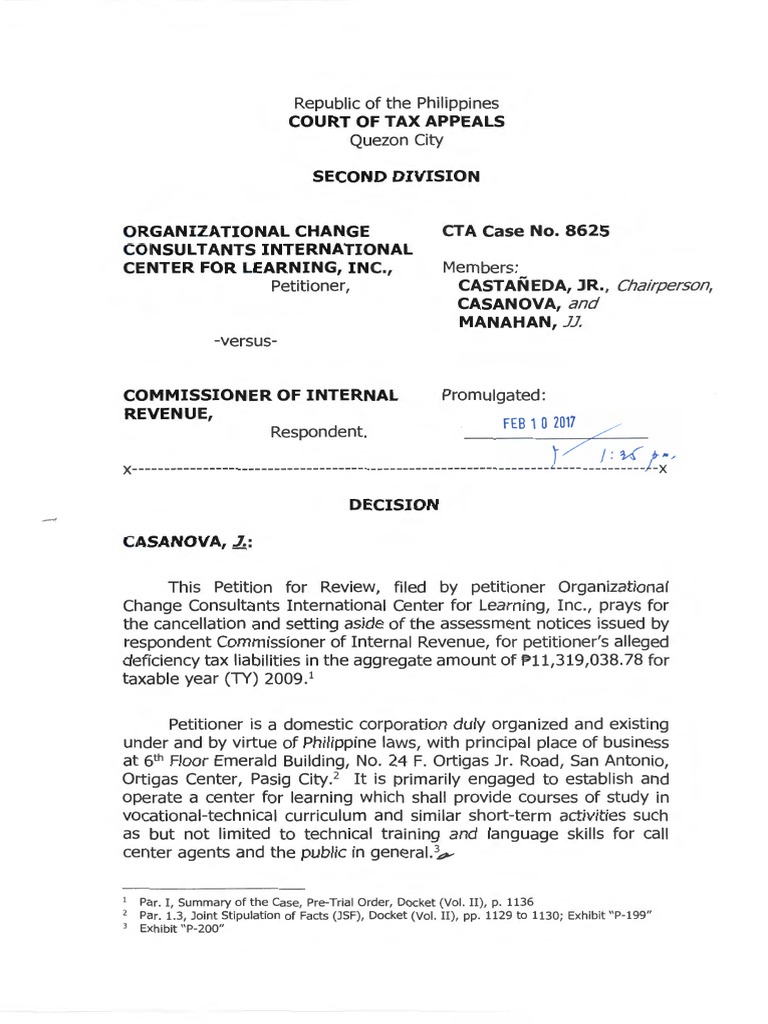 Court of Tax Appeals | PDF | Withholding Tax | United States Tax Court