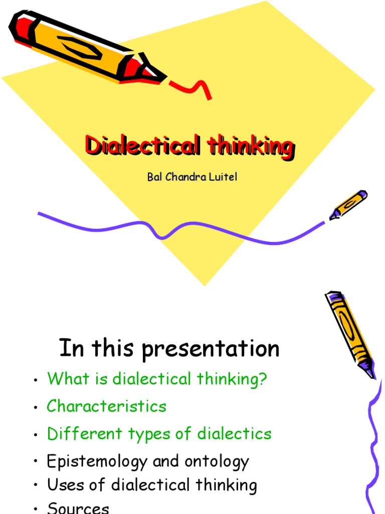 Dialectical | PDF | Dialectic | Metaphysics