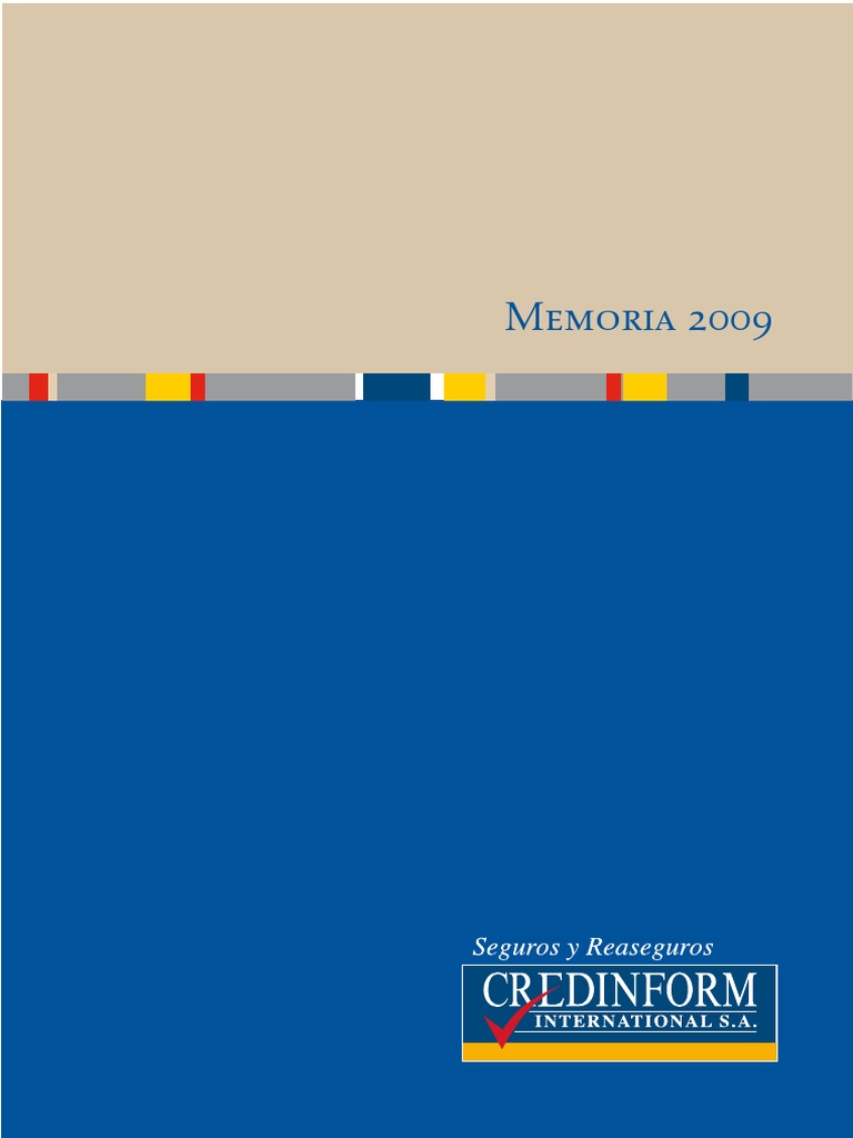 Memoria Seguros Credinform | PDF | Auditoría | Estado financiero