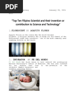 Filipino Inventors and Their Inventions | PDF
