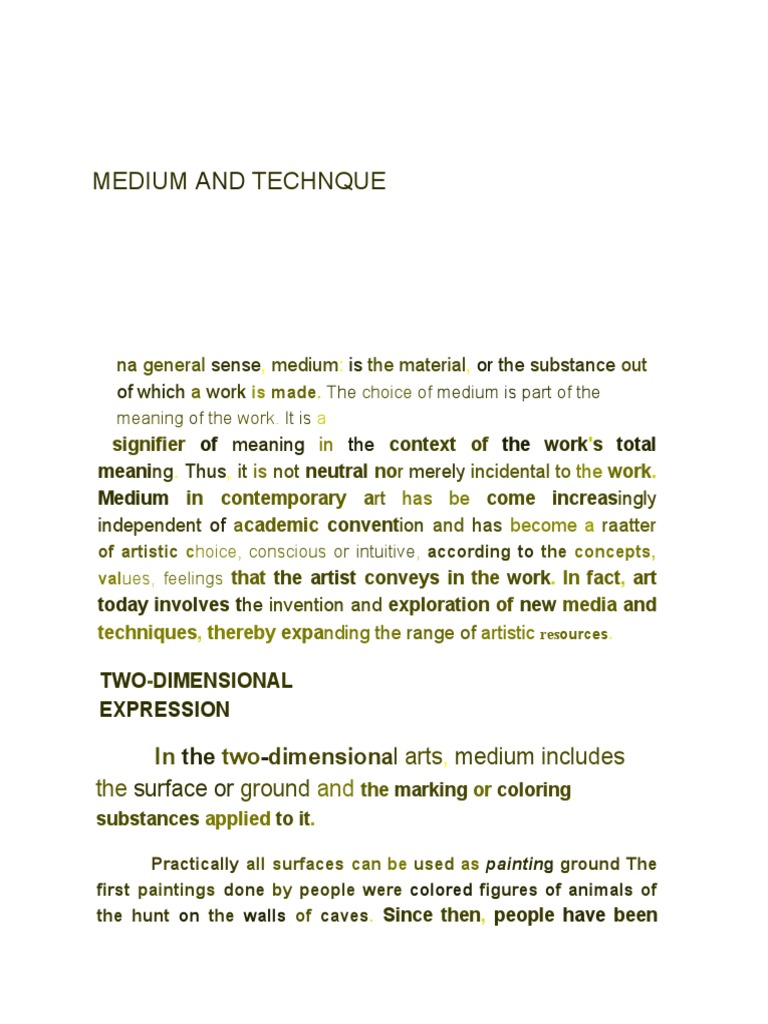 M2-05 1987 - Alice Guillermo - Chap. 2 Medium and Technique - Art and ...