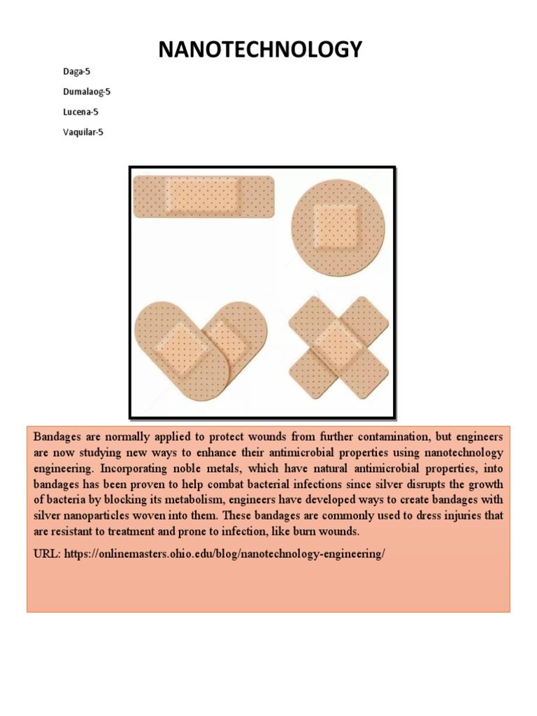 Nanotechnology in bandages, electronics, sunscreen and solar panels ...