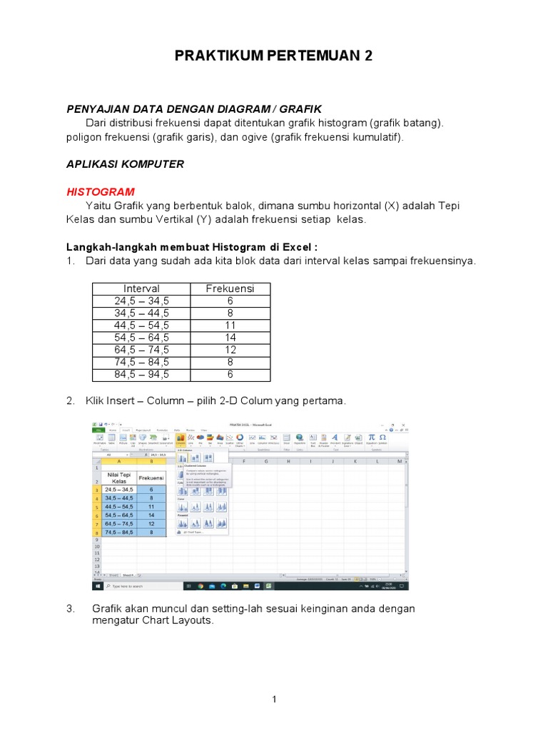 Praktikum Statistik Pertemuan 2 | PDF