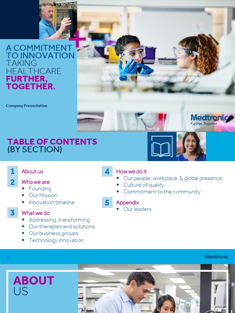 Medtronic Company Overview | PDF | Artificial Cardiac Pacemaker | Heart