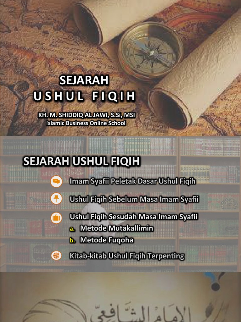 02 Sejarah Ushul Fiqih | PDF