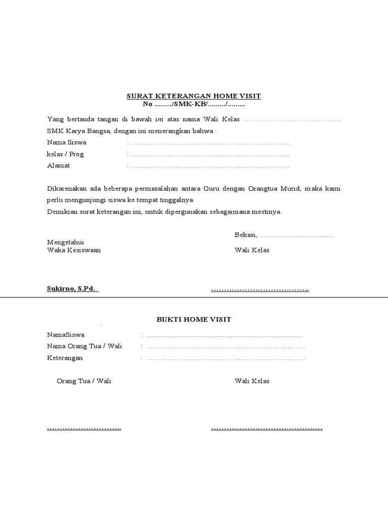 SURAT HOME VISIT Docx | PDF