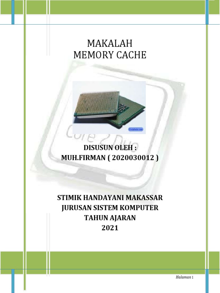 Makalah Canche Memory | PDF