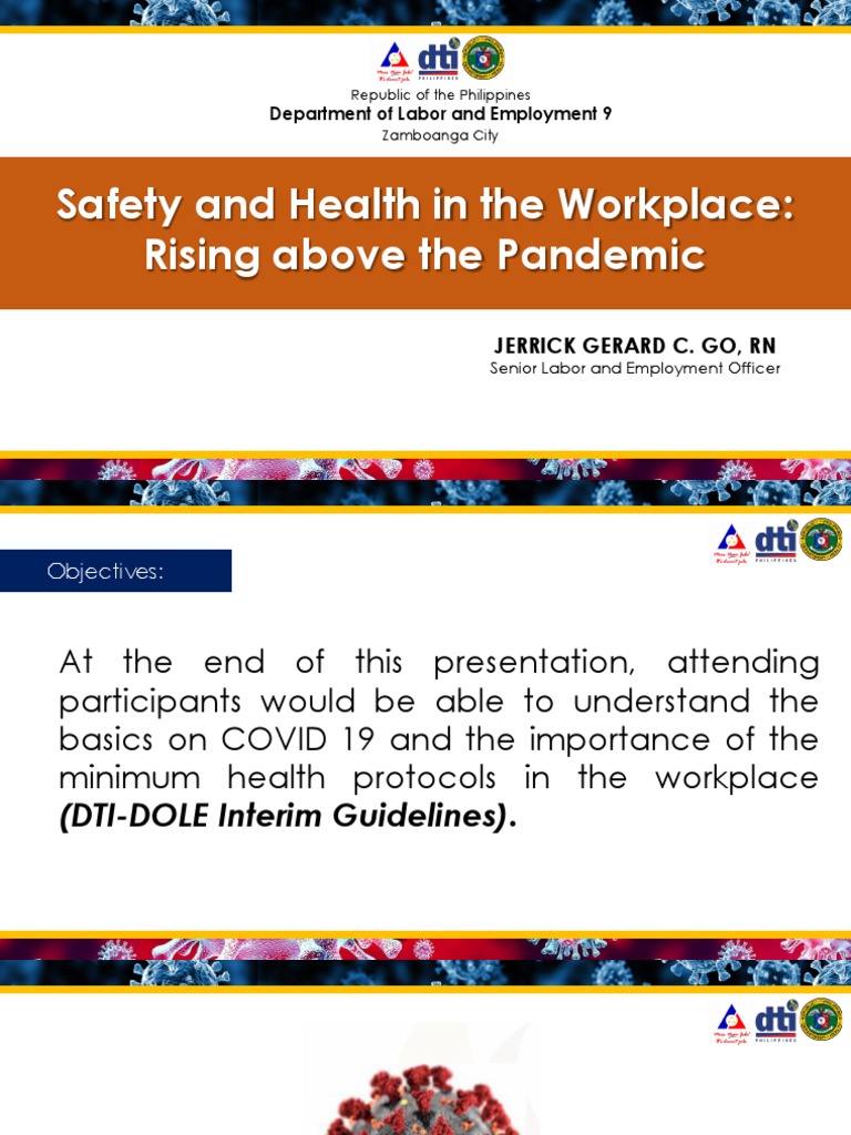 OSH DOLE DTI Interim | PDF | Occupational Safety And Health | Labor