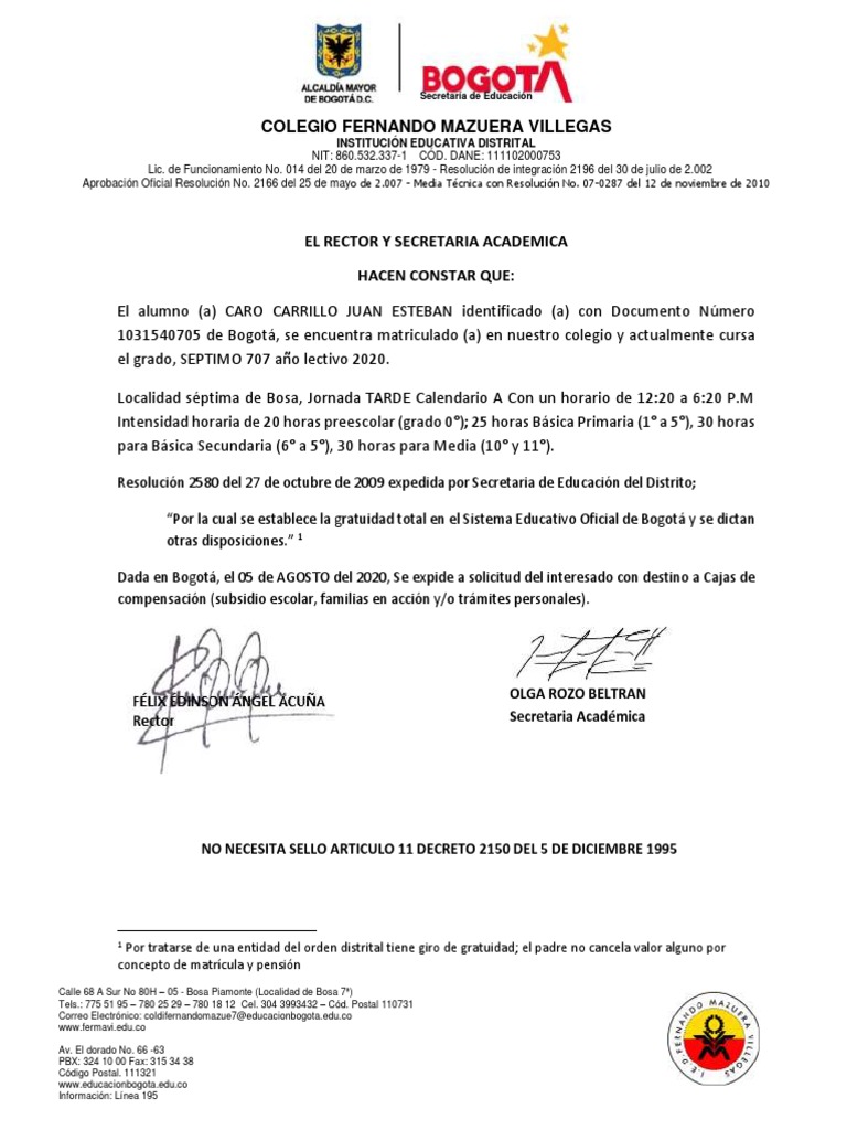 Caro Carrillo 707-2-1753 | PDF | Etapas educativas | La naturaleza humana