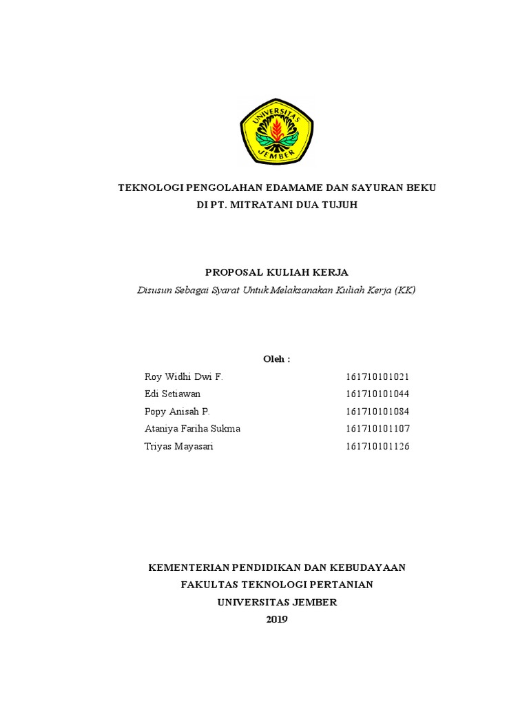 Proposal Mitra Tani 27 Revisi | PDF