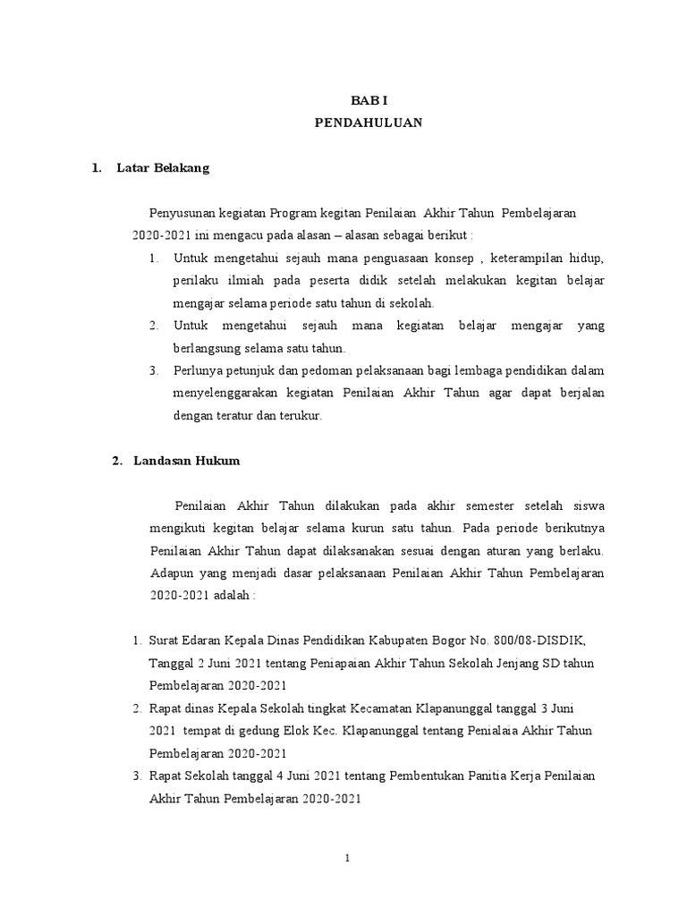 Program Kerja - Pat. | PDF | Karier & Perkembangan