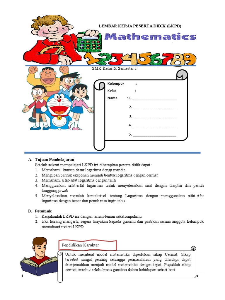 LKPD Logaritma | PDF
