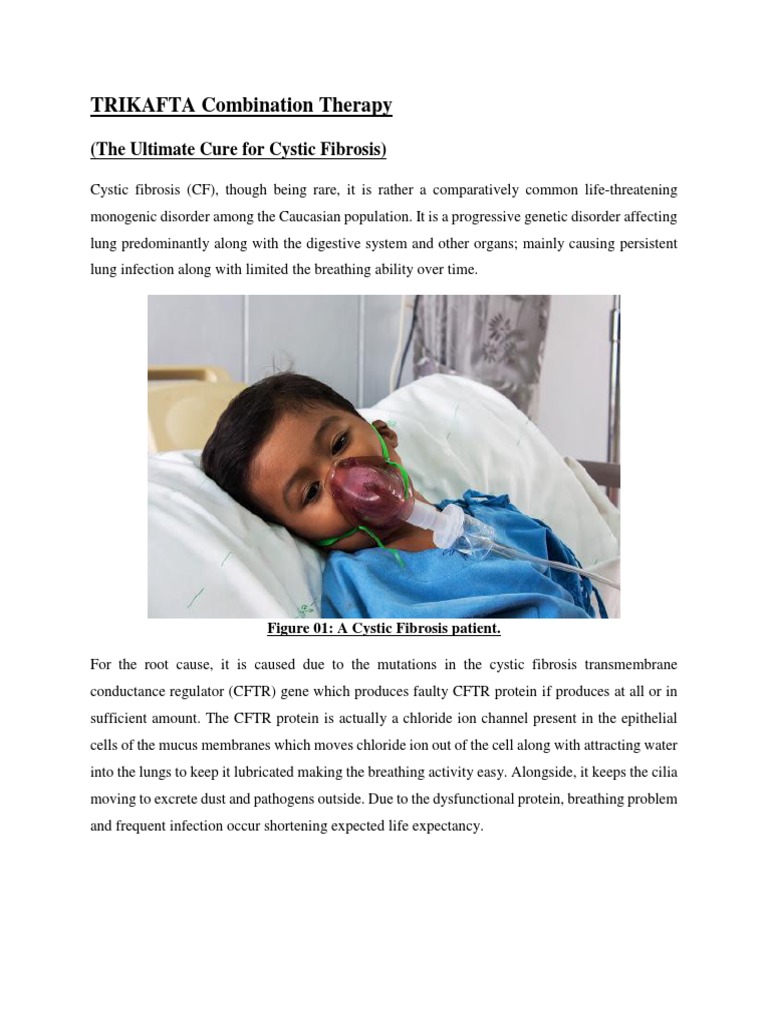 Trikafta Combination Therapy For Cystic Fibrosis | PDF | Medical ...