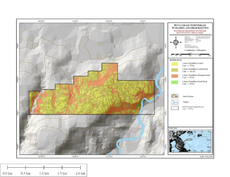 Peta Lokasi Terindikasi IUP 1 | PDF