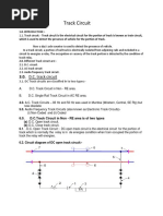 Figure 1 - Basic DC Track Circuit | PDF | Track (Rail Transport) | Relay
