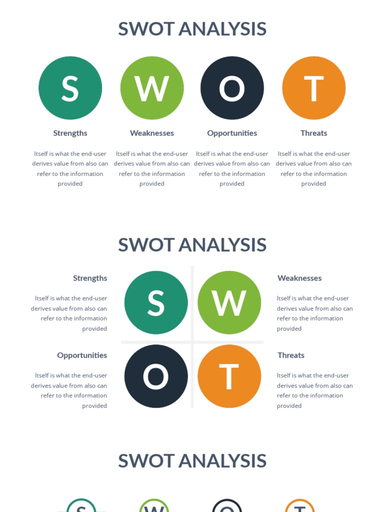 SWOT Free Presentation Template | PDF | Swot Analysis | Information Science