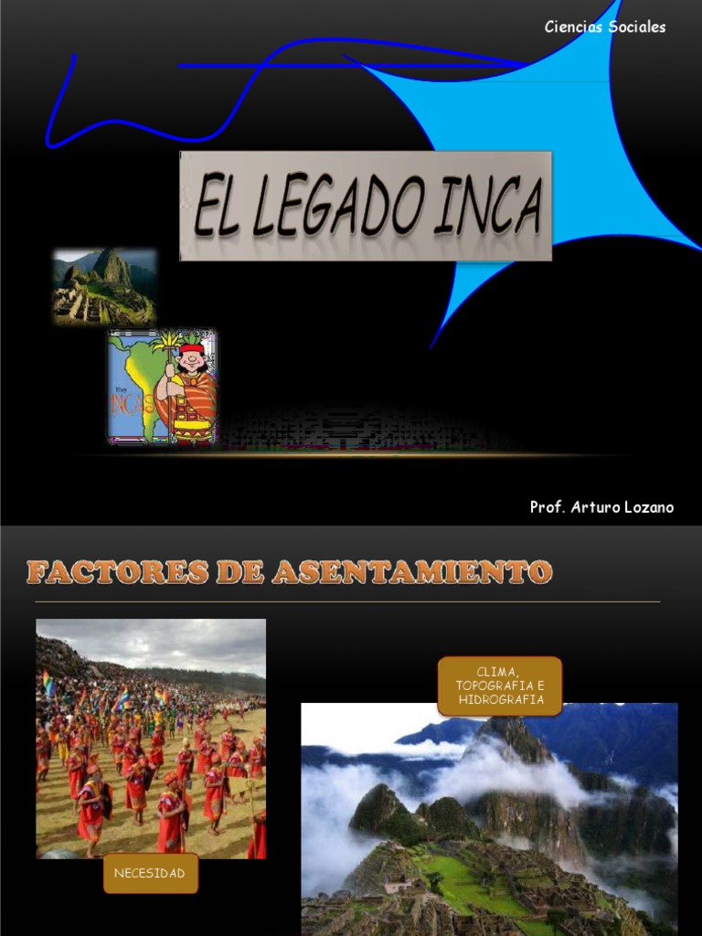 Sesión 12 - LEGADO INCA | PDF | Imperio Inca | Andes