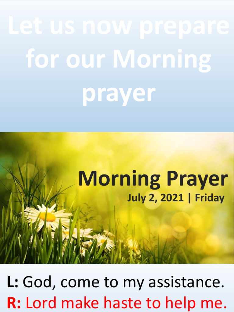 Morning Praise - July 2, 2021 | PDF