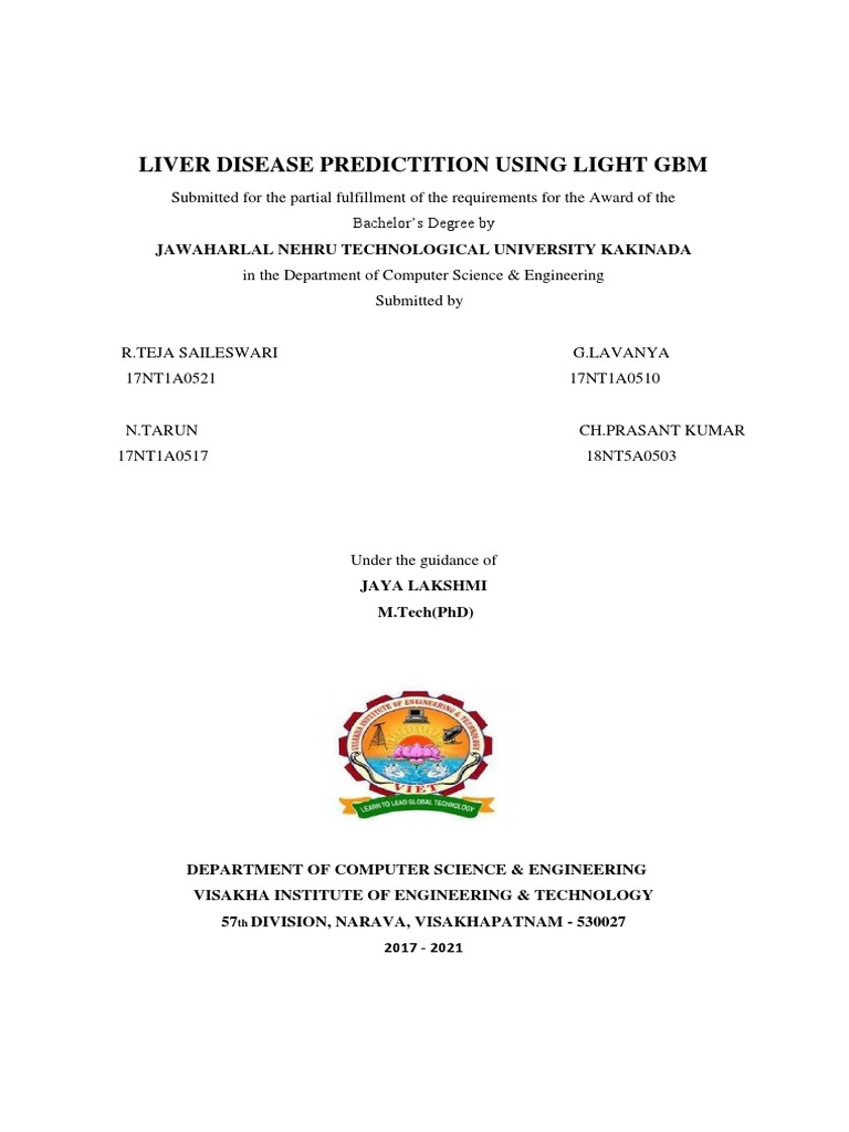 Liver Project | PDF | Machine Learning | Statistical Classification