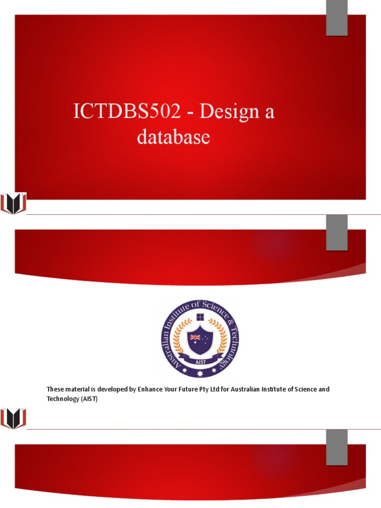 Ictdbs502 V3 | PDF | Conceptual Model | Databases