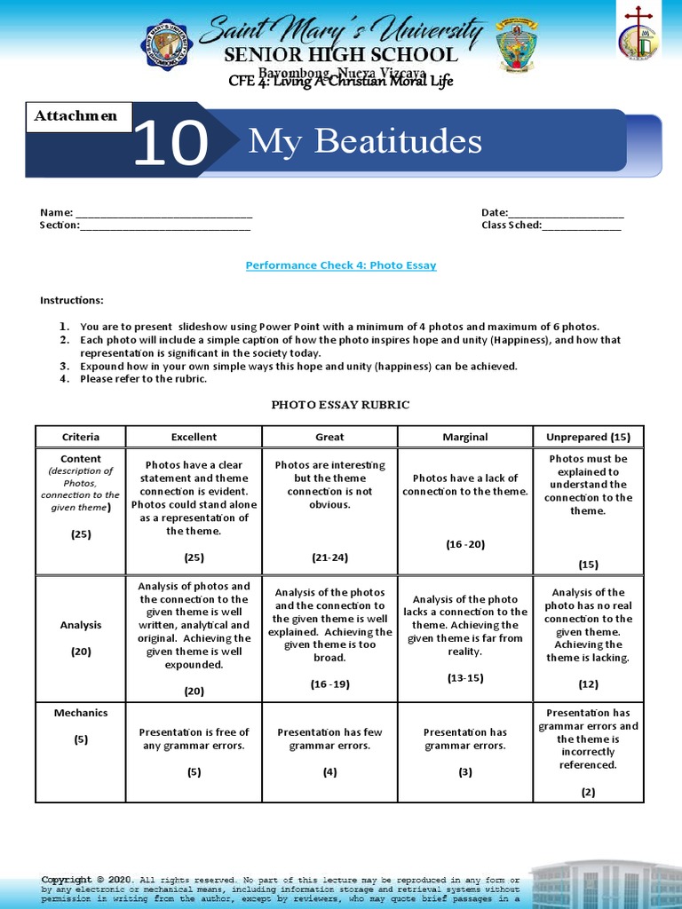 A 10 Photo Essay 1 | PDF