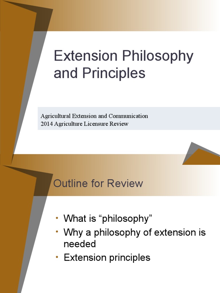 Extension Philosophy and Principles | PDF | Value (Ethics) | Knowledge