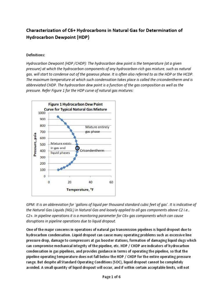 Characterization of C6 Plus HCs in Natural Gas | PDF | Transparent ...