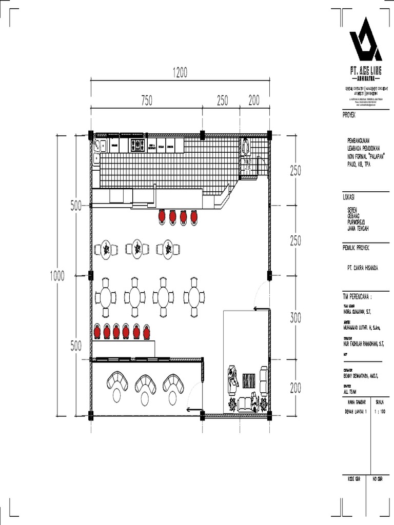 Denah Cafetaria | PDF