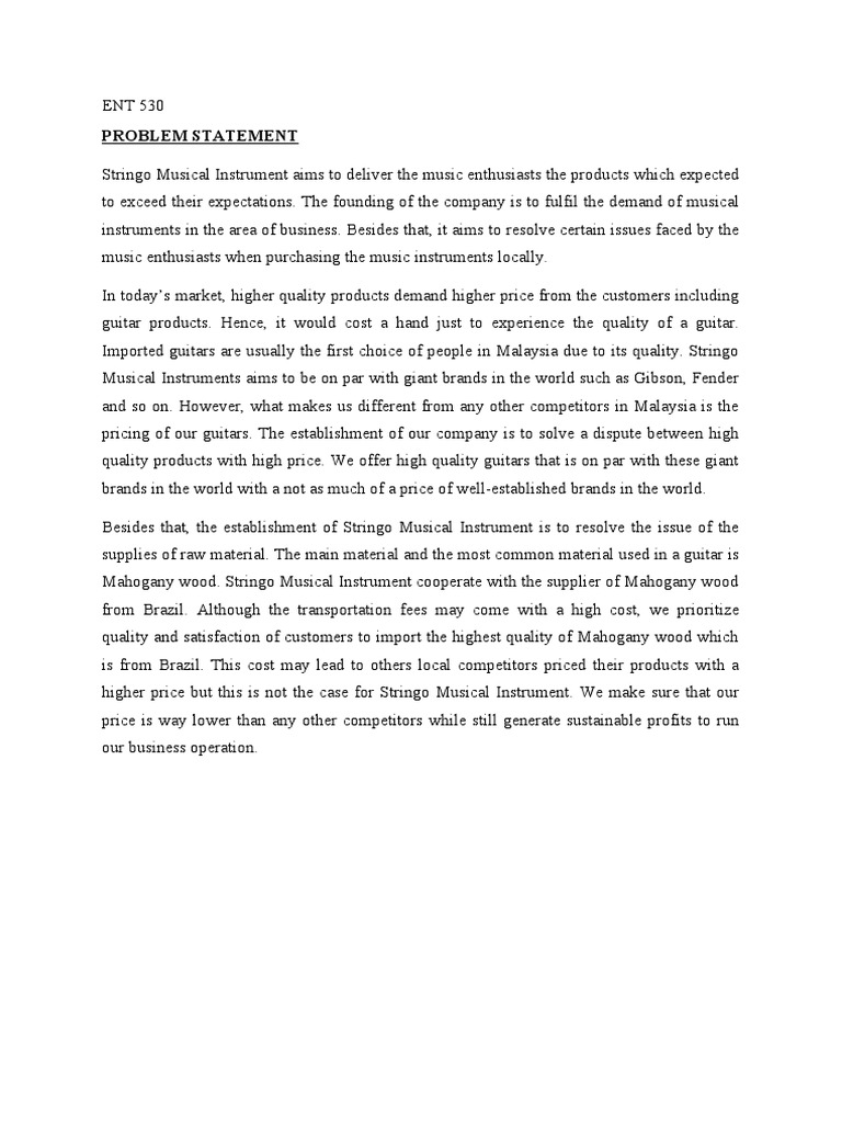 Prob Statement | PDF | Home & Garden