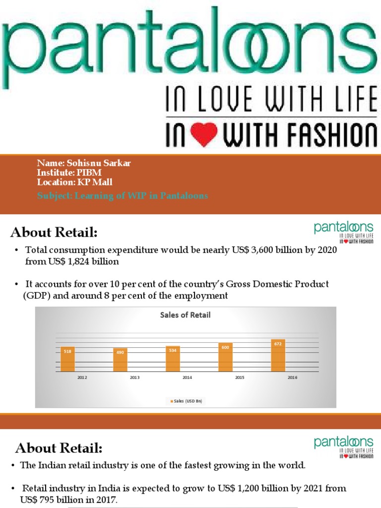 Pantaloons Presentation | PDF | Retail | Brand