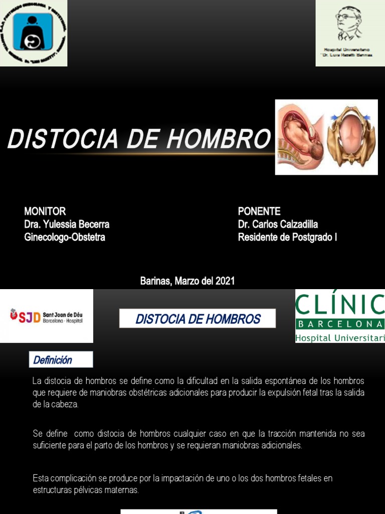 Distocia de Hombro | PDF | Hombro | Pelvis