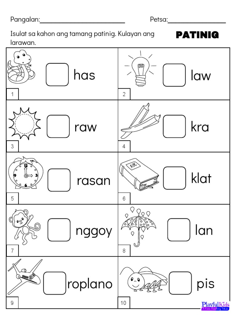 Patinig at Katinig | PDF