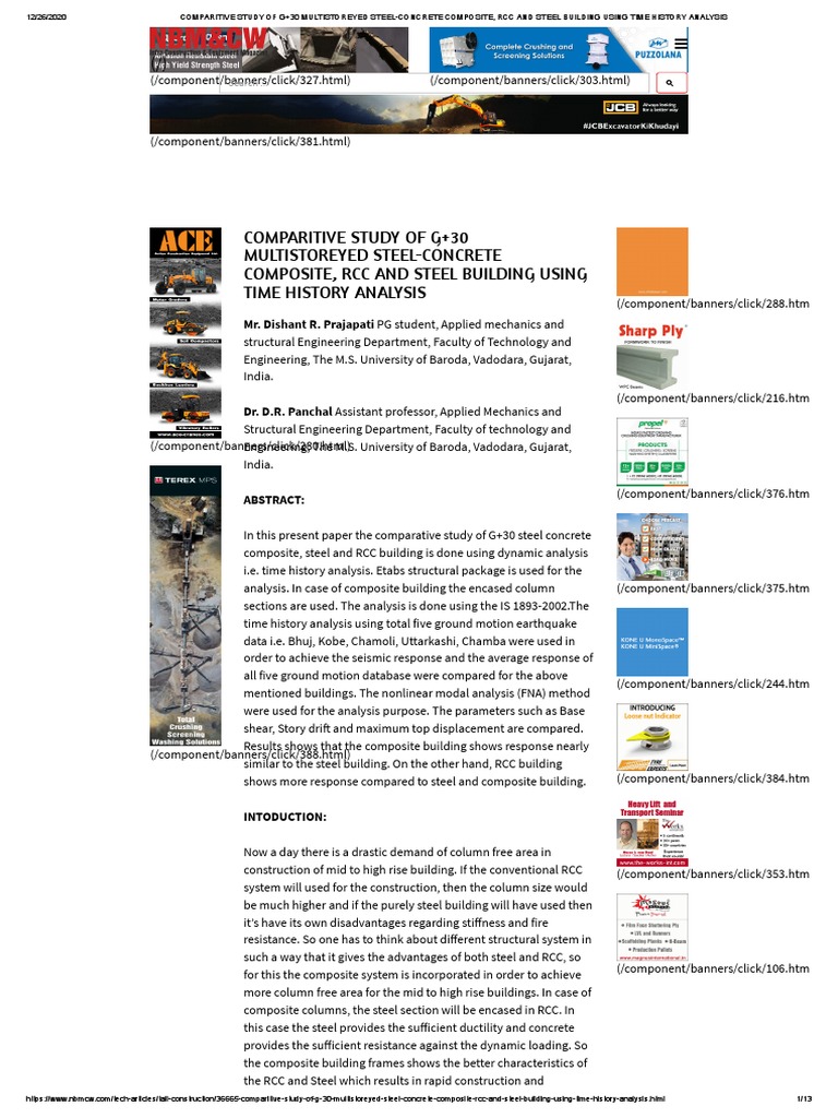 Composit Structure | PDF | Beam (Structure) | Reinforced Concrete