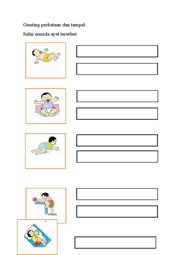 Gunting Perkataan Dan Tampal | PDF