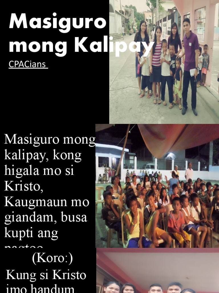 Masiguro Mong Kalipay | PDF