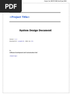 Functional Specification Document Template | PDF | Application Programming Interface ...