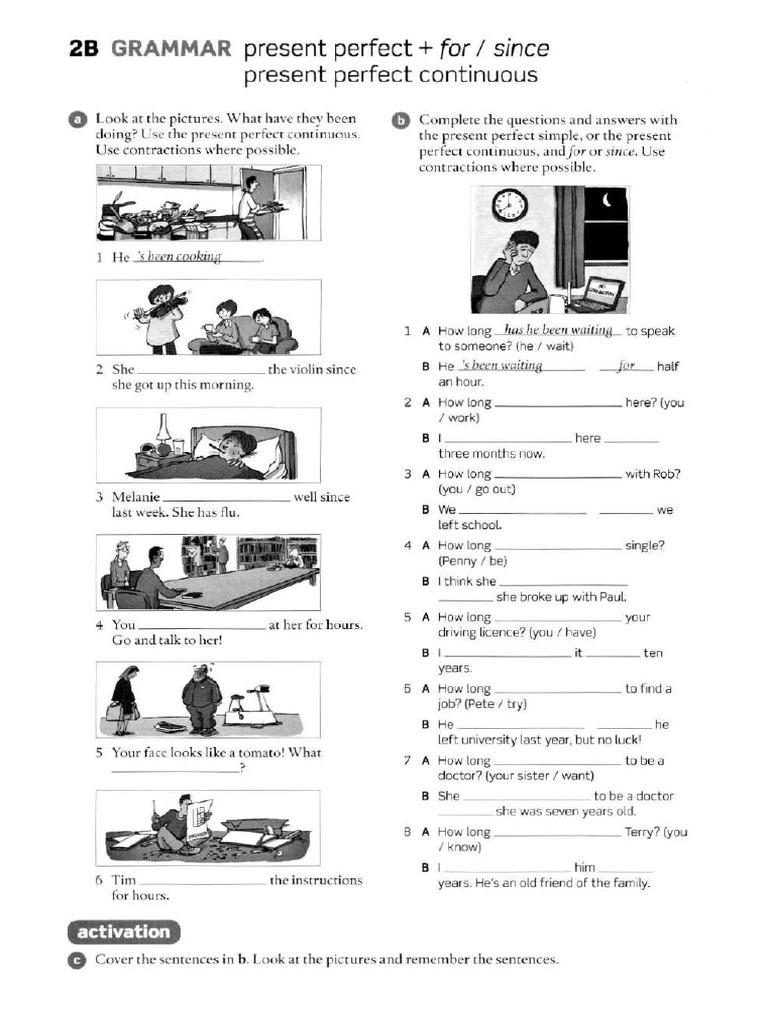 Present Perfect Simple and Present Perfect Continuous | PDF