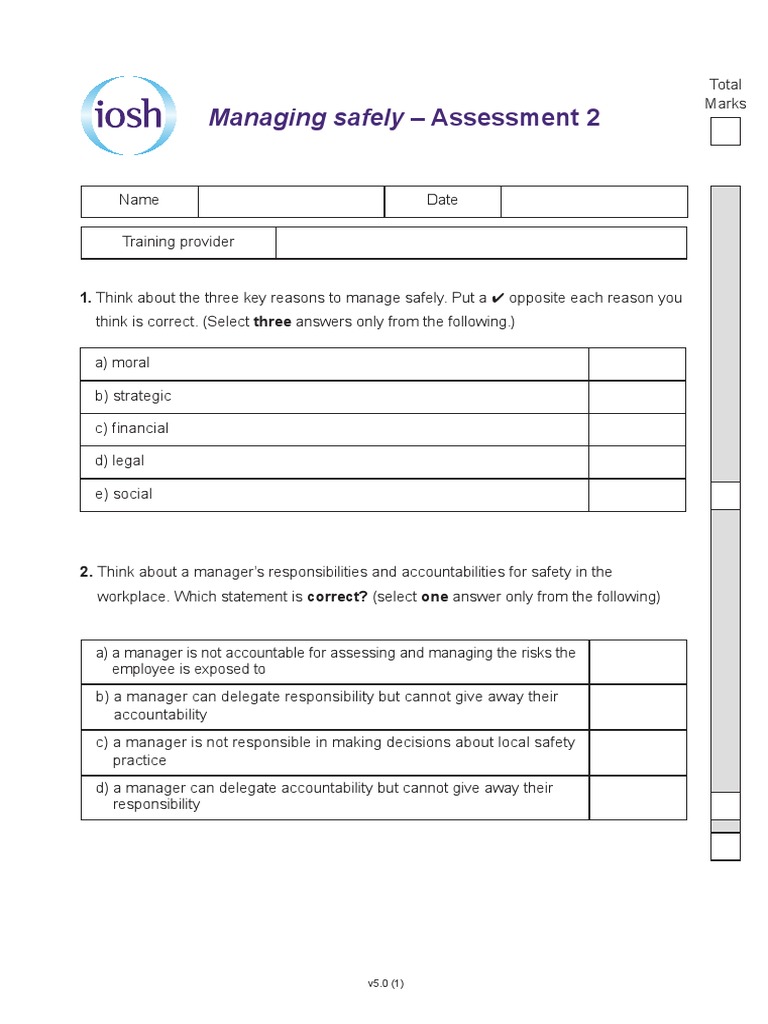 Multi-Format Assessment 2 | PDF | Risk | Risk Assessment