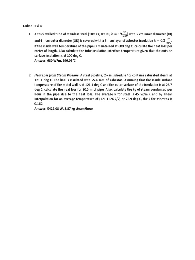 Answer: 680 W/M, 596.05 | PDF | Science & Mathematics