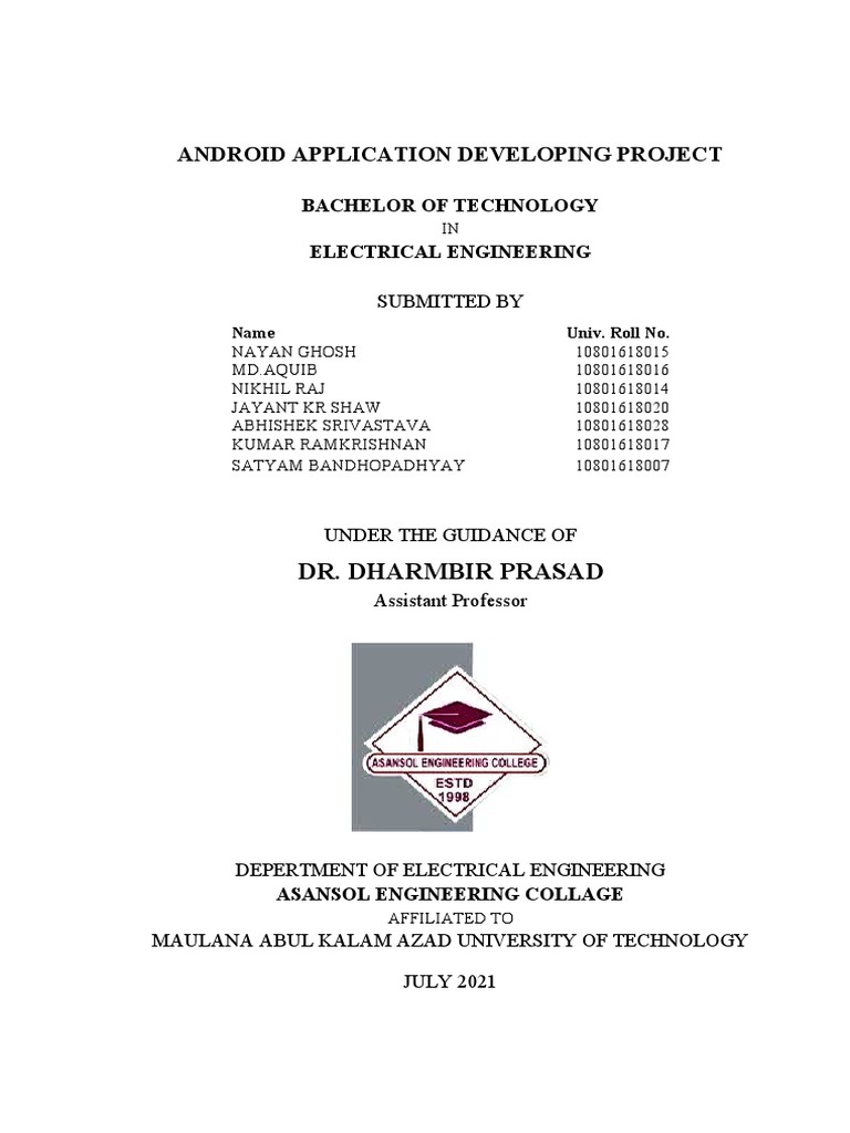 Project Group 8 Thesis | PDF | Android (Operating System) | Web Application