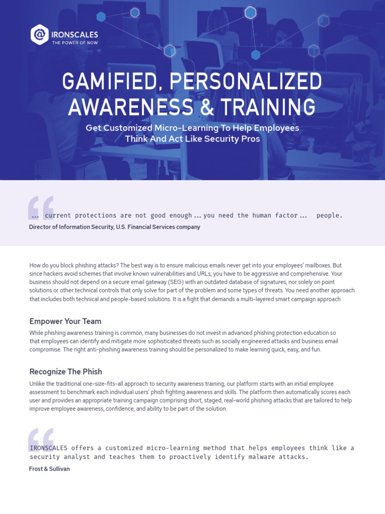 Phishing Simulation & Training | PDF | Phishing | Information Age