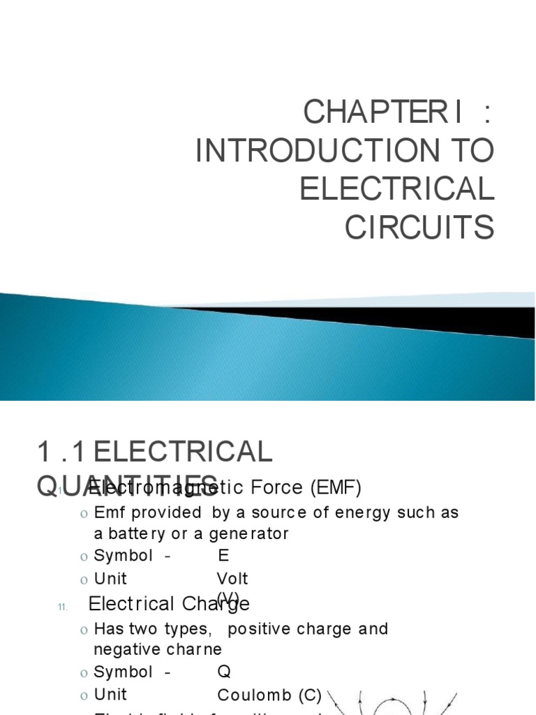 Introduction To Electrical Circuits | PDF | Volt | Electrical ...