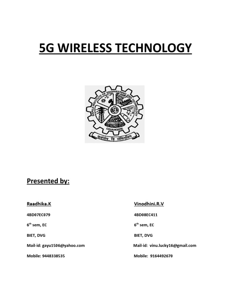 5G Wireless Technology Overview | PDF | Business | 4 G