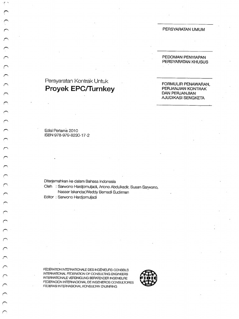 FIDIC - Silver Book - Full Version | PDF