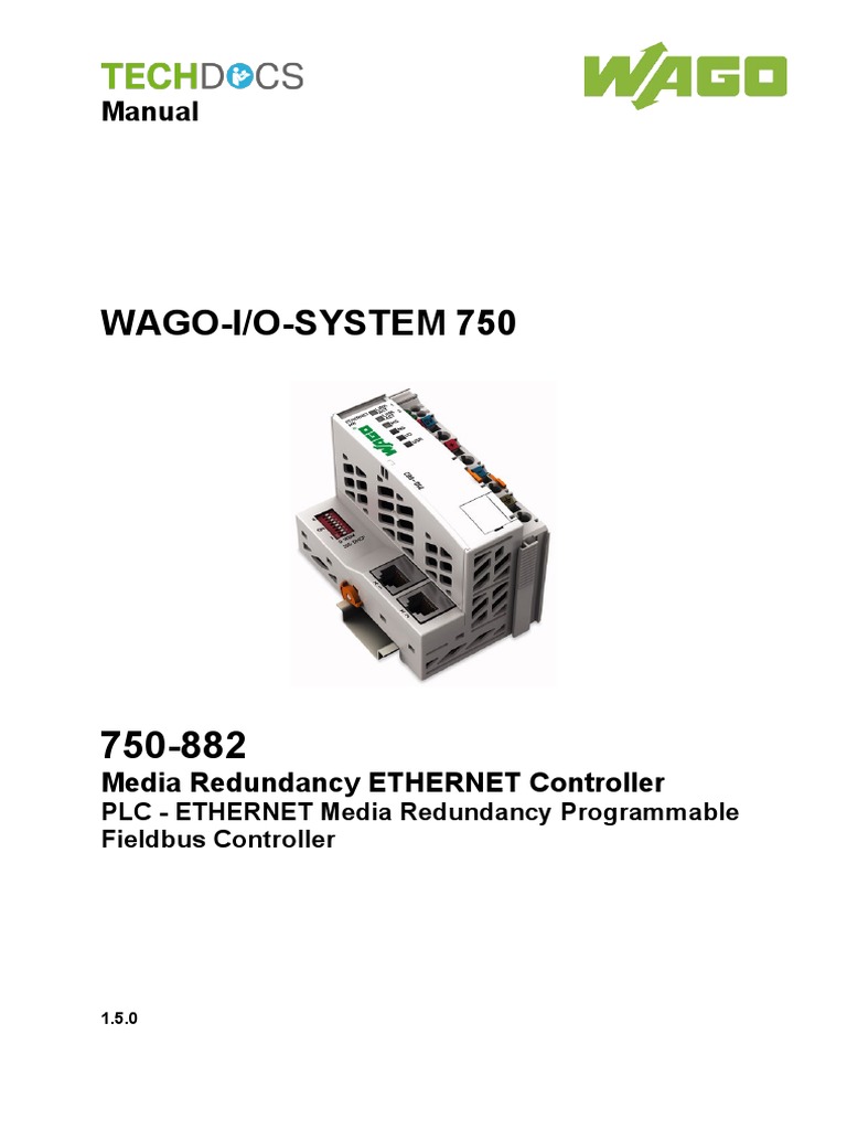 WAGO-I/O-System 750-882 Manual | PDF | Computer Mediated Communication ...