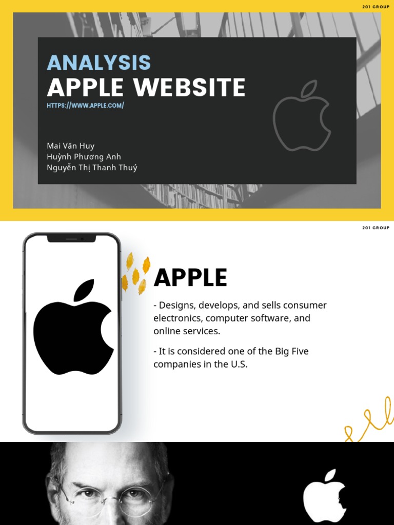 Analysis APPLE Website 1 | PDF | User Interface Design | Apple Inc.