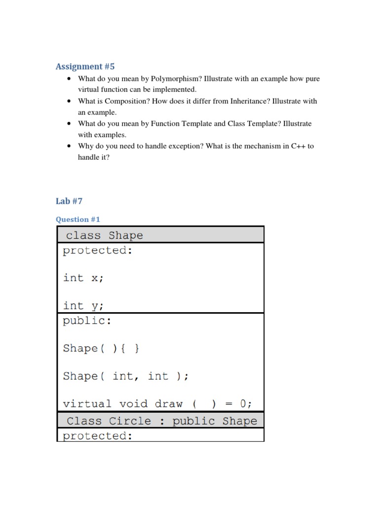 Assignment5 and Labsheet 7,8 | PDF