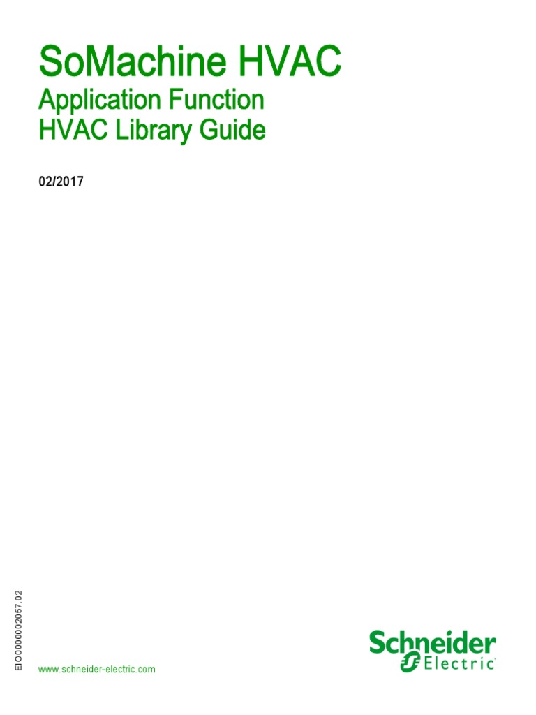 Application Function HVAC Library Guide | PDF | International ...