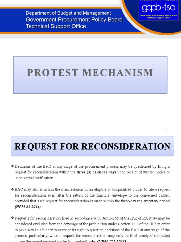 08 Protest, Remedies, Blacklisting and Termination | PDF | Breach Of ...