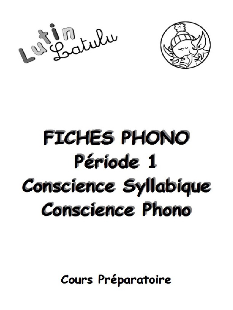 Livret Phonologie | PDF